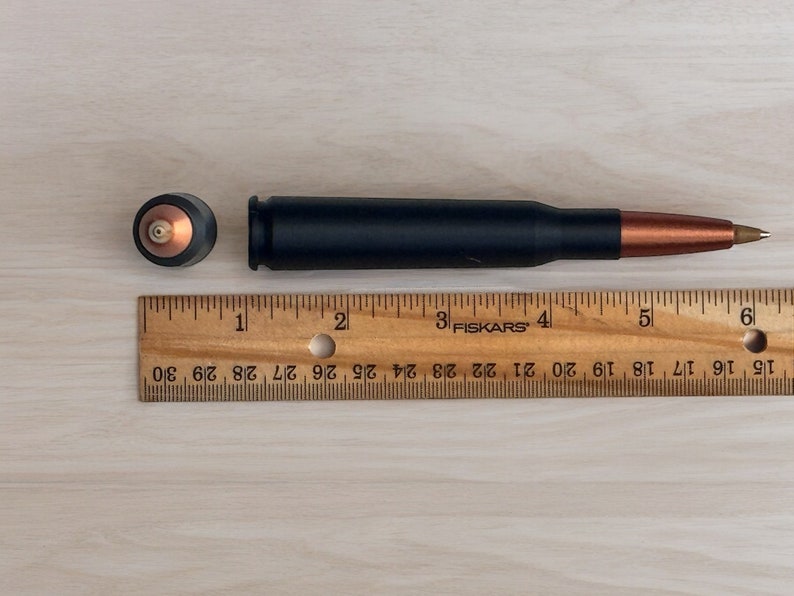 Ballistic Brilliance: 3D Printed 50 Cal Bullet-inspired Ink Pen - Etsy