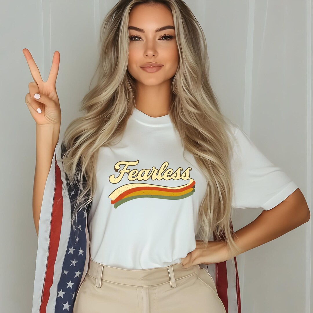 Fearless Vintage T-shirt, Unisex Tee, Gift Shirt, Garment-dyed Clothing ...