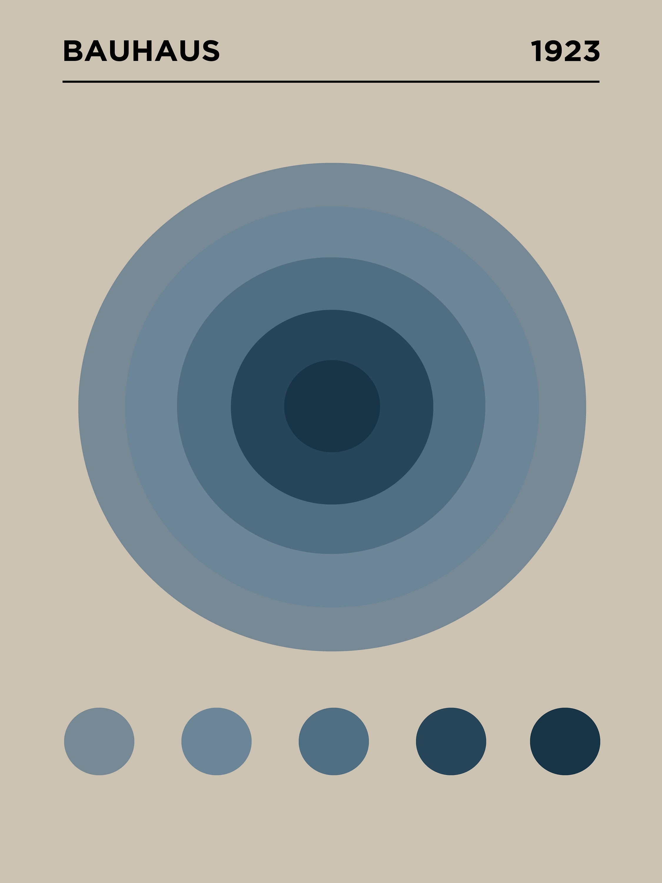 Bauhaus Digital Blue Collection, Bauhaus Exhibition Posters, Bauhaus ...
