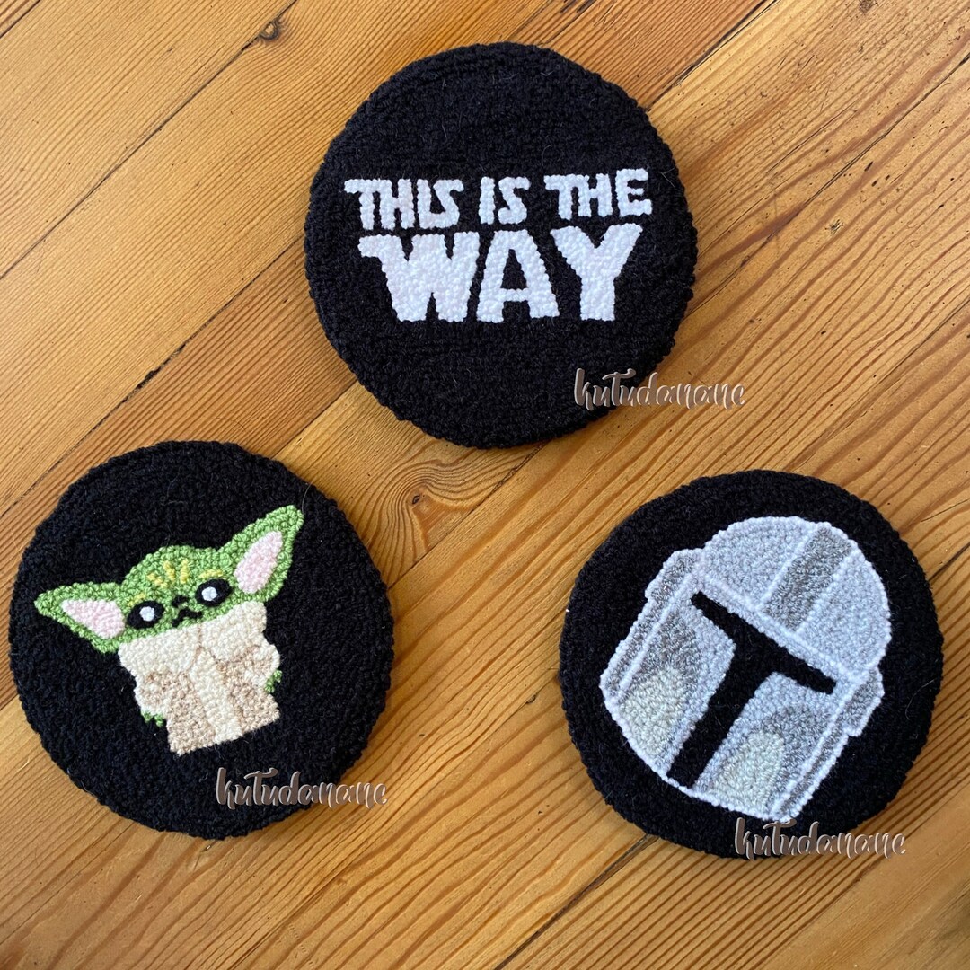 Punch Needle the Mandalorian, Grogu, This is the Way, Mandalorian, Star ...