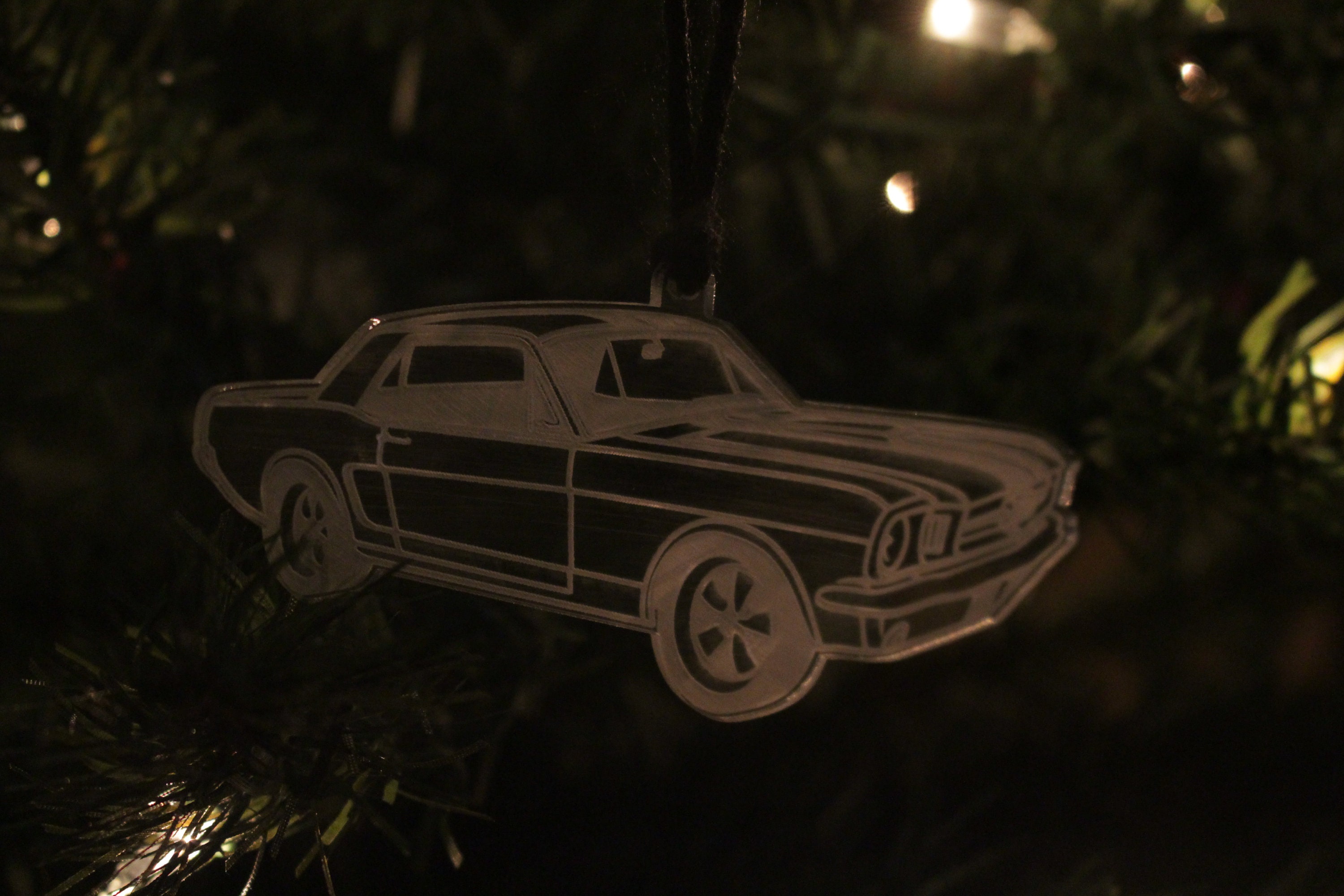 1965-1973 Ford Mustang Christmas Ornament (option 1) - Etsy