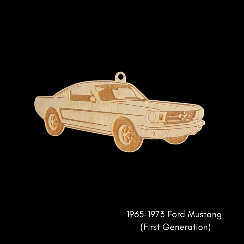 1965-1973 Ford Mustang Christmas Ornament (option 2) - Etsy