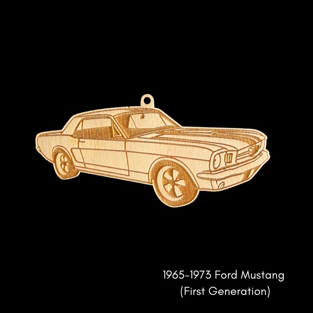 1965-1973 Ford Mustang Christmas Ornament (option 1) - Etsy