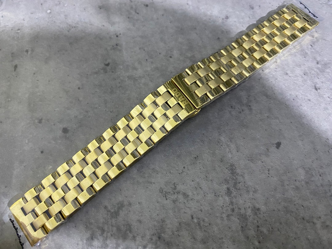 20mm Rado Diastar Tungsten Gold Plated Bracelet Rado Watch - Etsy