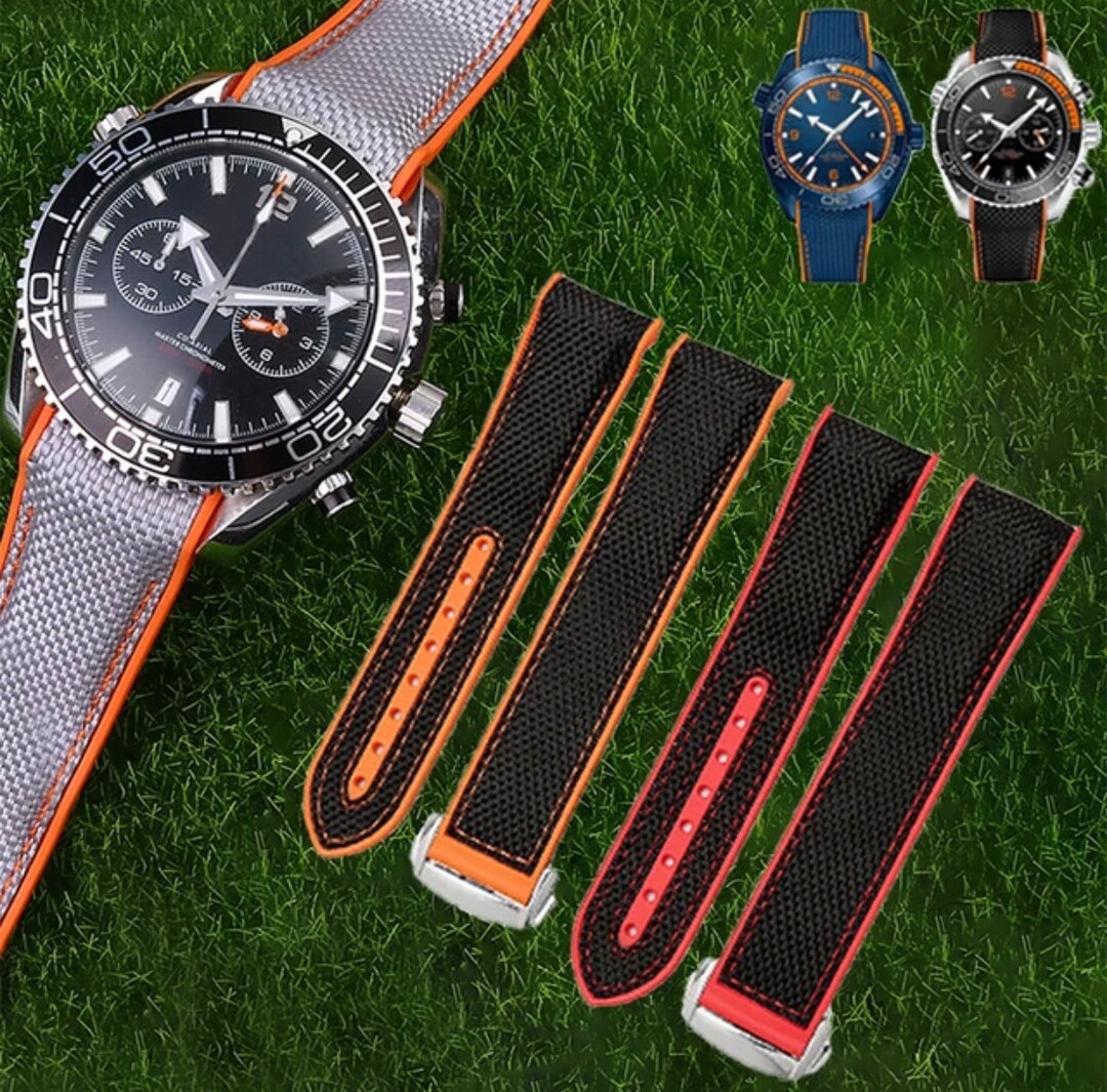 20mm Silicone Nylon Watch Straps for Omega 300 Seamaster 8900 - Etsy