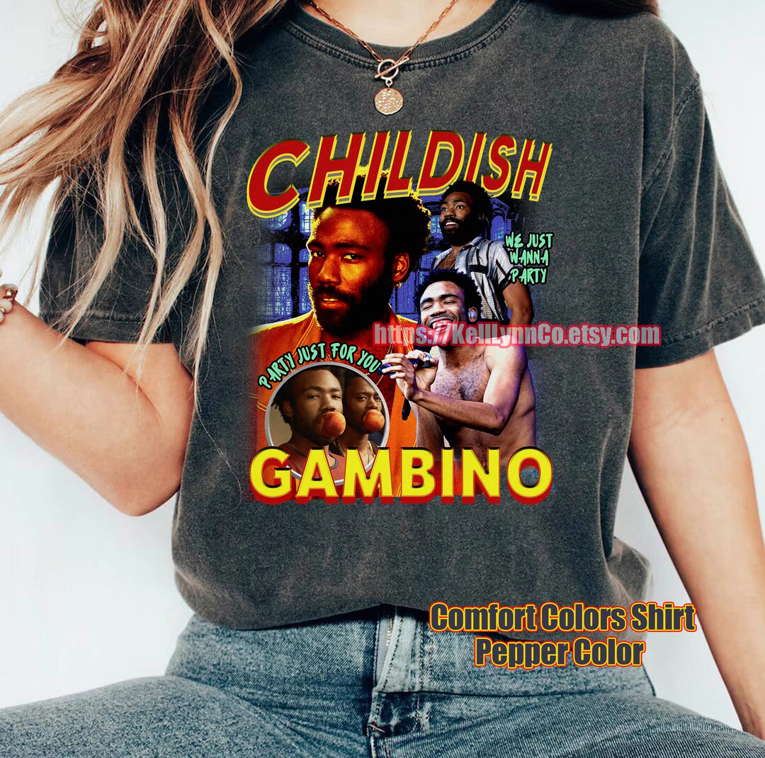 Limited Childish Gambino Tshirt Donald Glover Oversize Shirt Unisex ...
