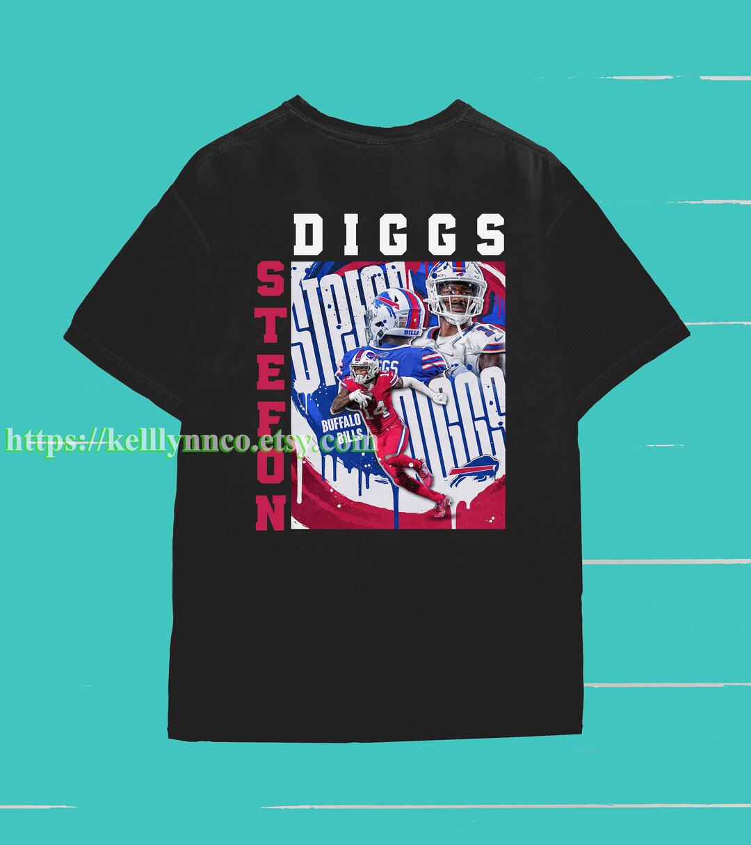 Vintage 90s Graphic Style Stefon Diggs T-shirt, Stefon Diggs Tee, Retro ...