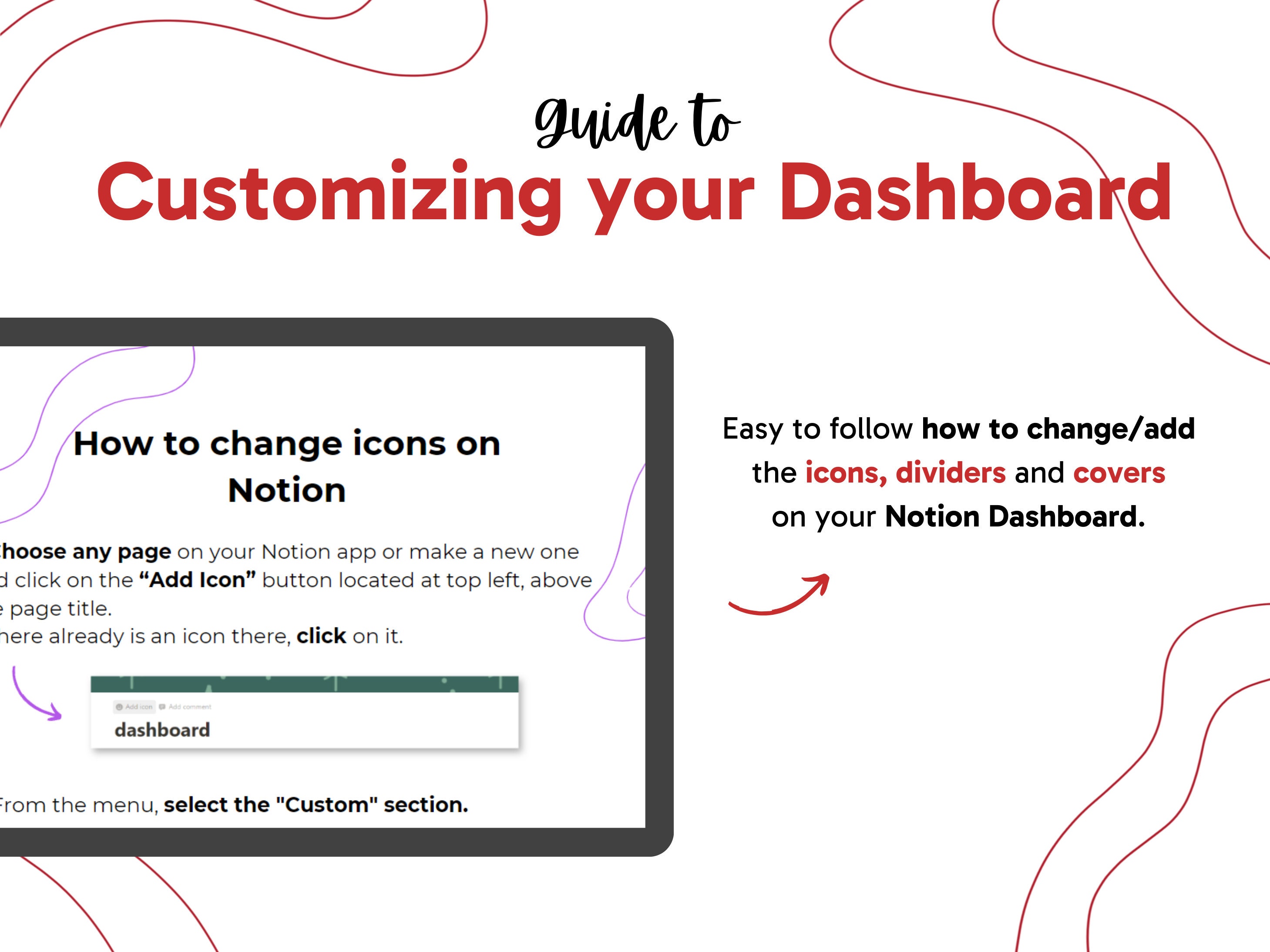 Notion Icons for Notion Template Christmas Notion Customization Bundle ...
