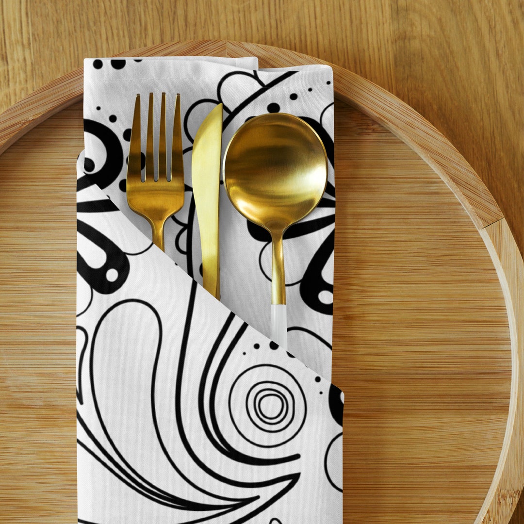 Cloth Napkin Set - Etsy