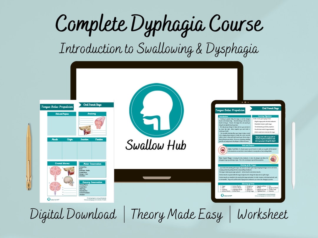 Adult Speech Therapy DYSPHAGIA COURSE: Introduction to Swallowing ...