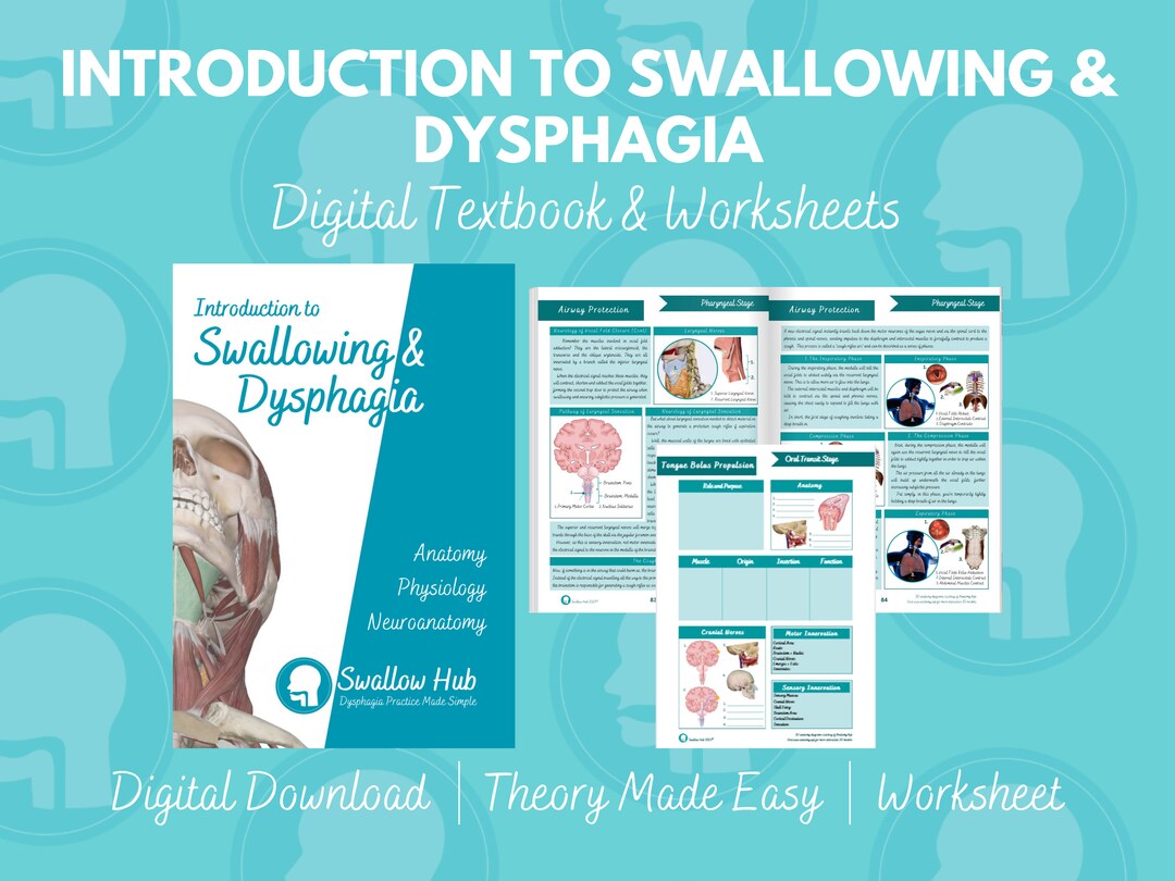 Adult Speech Therapy DYSPHAGIA TEXTBOOK: Introduction to Swallowing ...