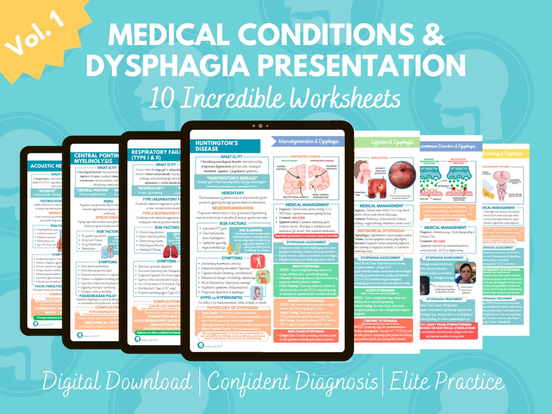 Adult Speech Therapy Medical Conditions & Dysphagia (volume 1), Medical ...