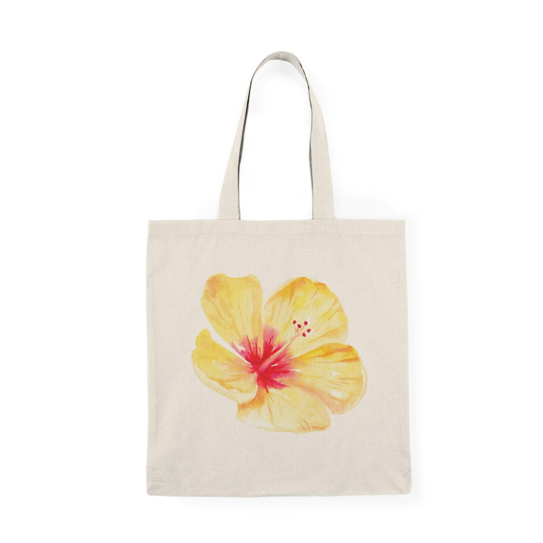 Cute Hibiscus Flower Beach Bag - Etsy