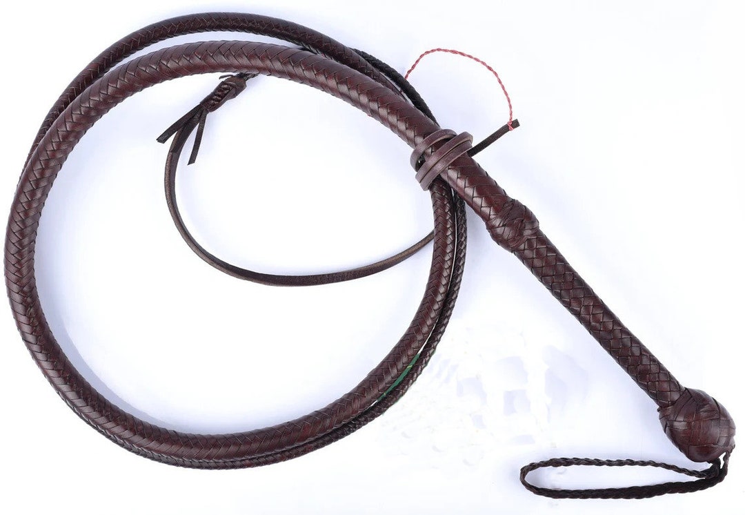Kangaroo Hide Bullwhip 4ft to 12ft 12/16 Plait Bullwhip - Etsy