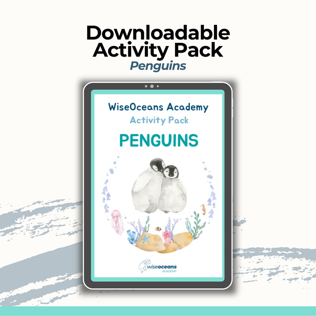 Downloadable Educational Ocean Activity Pack - Penguins Themed - Etsy