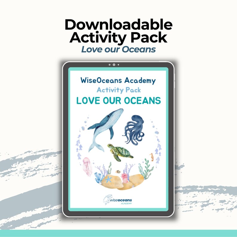 Downloadable Educational Ocean Activity Pack - Love Our Oceans - Etsy