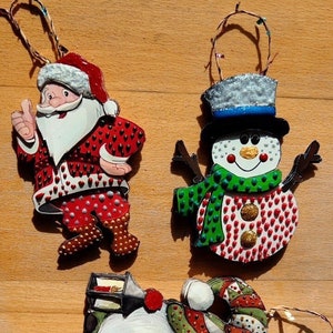 Paper Relief Christmas Tree Ornaments - Etsy