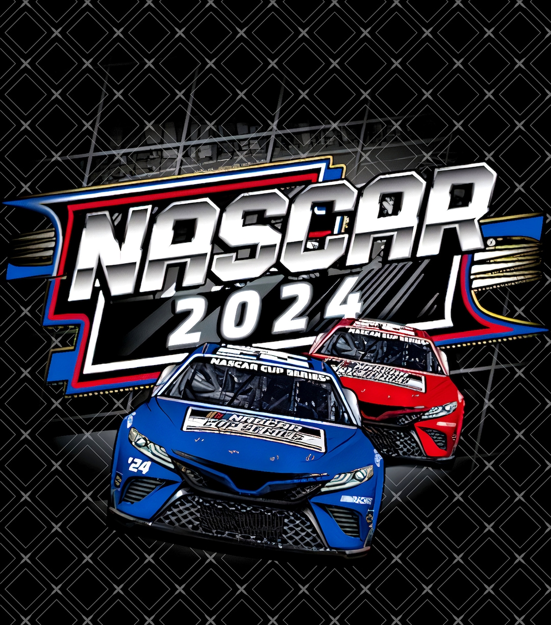 NASCAR Checkered Flag Sports 2024 Sublimation Digital Design / Wrap for ...
