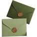 Olive Green Envelope - Etsy