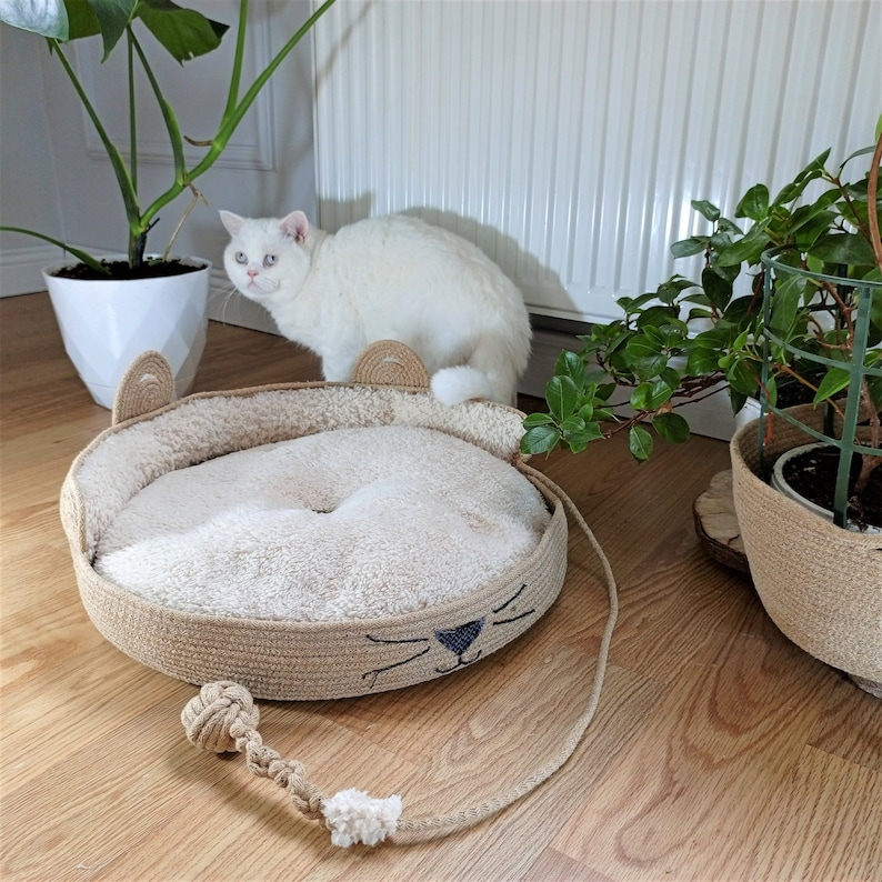 Eco-friendly Jute Rope Pet Bed - Personalized, Sustainable Comfort for ...