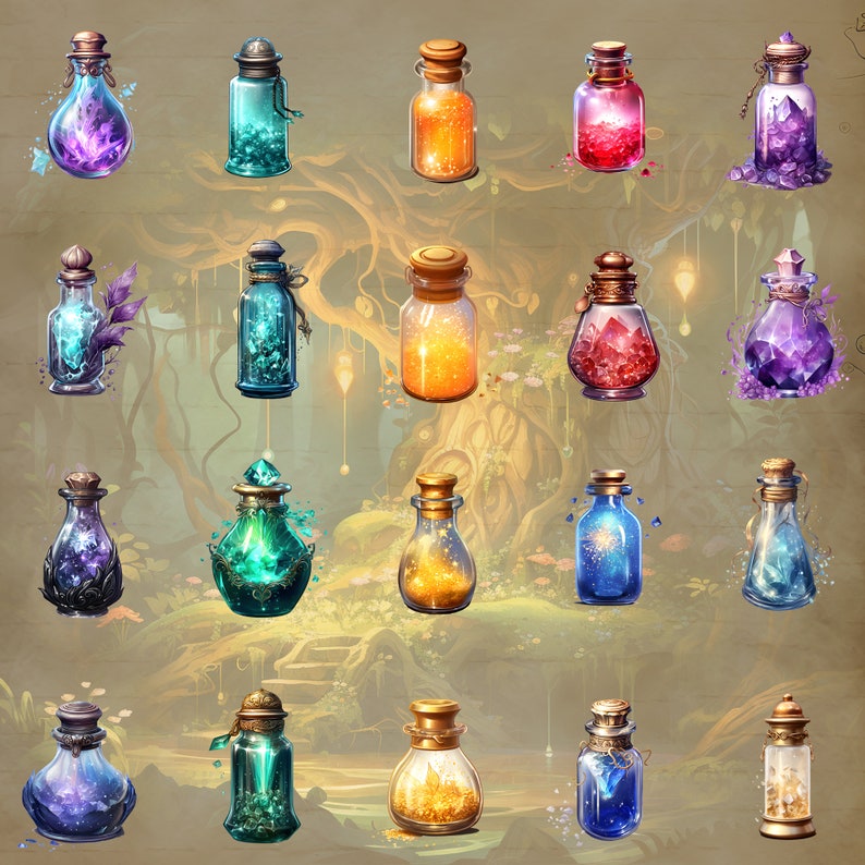 Fairy Dust, Pixie Dust, Enchanted Forest, Clipart, Scrapbooking, Junk ...