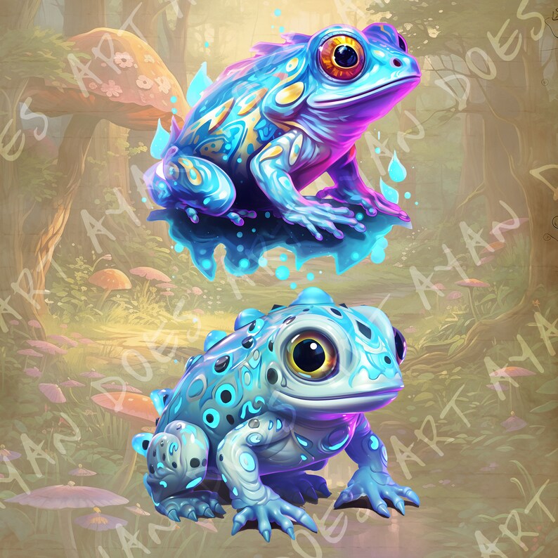 Enchanted Forest Creatures, Magical Beings, Clipart, Scrapbooking, Junk ...