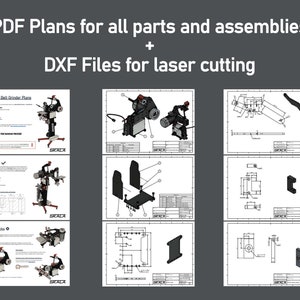 HIGH-END Belt Grinder Plans + 3D Model + DXF Files (metric) - Etsy