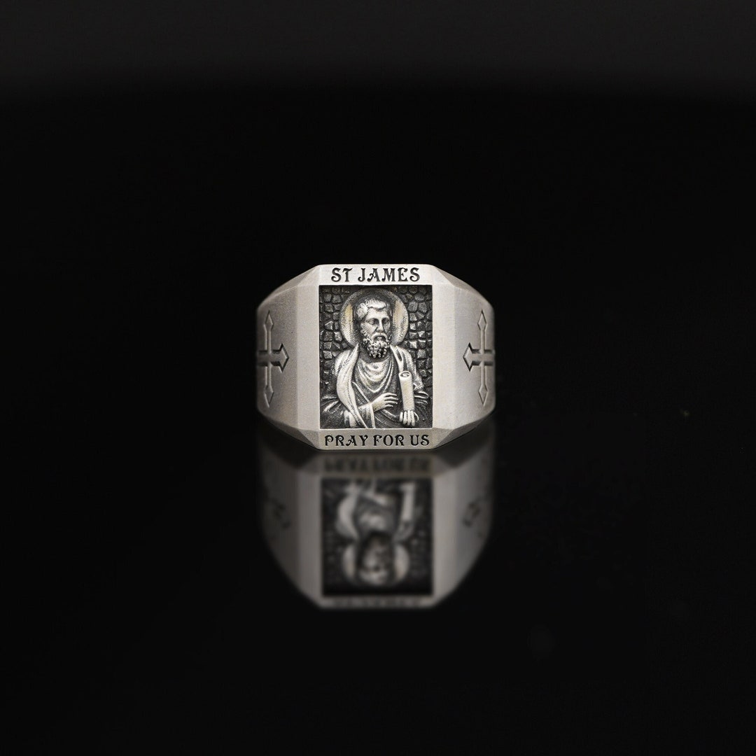 Saint James the Great Ring, Christian St. James Ring, James, Son of ...