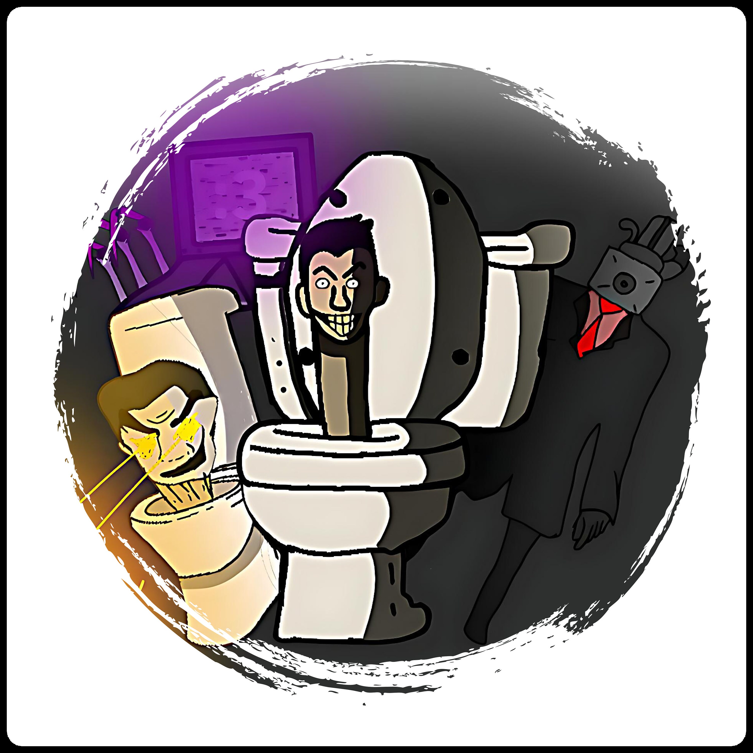 Skibidi Toilet Art Poster - Etsy