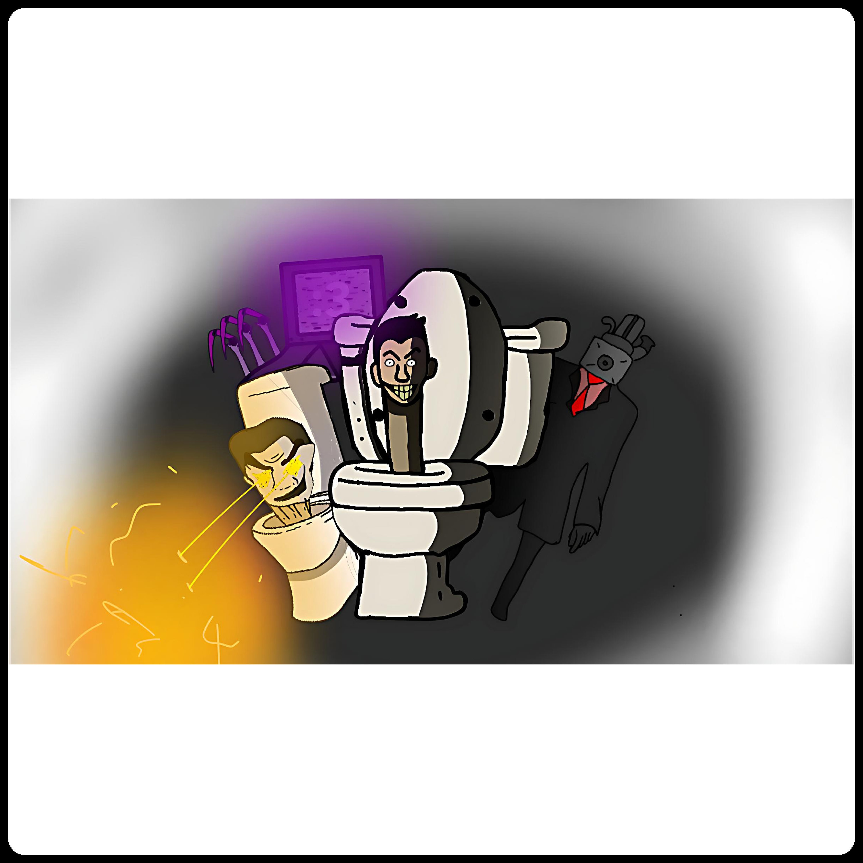 Skibidi Toilet Art Poster - Etsy