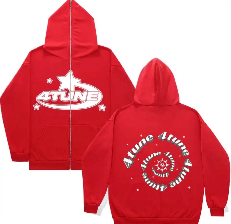 4tune Y2K Zip up Hoodie Unisex - Etsy