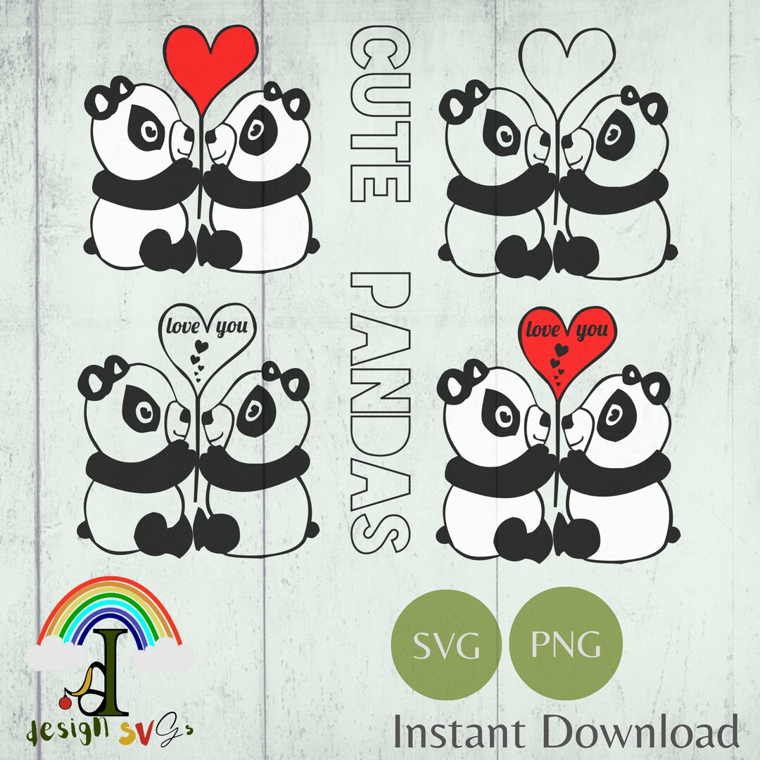 Panda PNG, Panda Clipart, Kaiwaii Panda, Panda Love, Love Panda, Panda ...