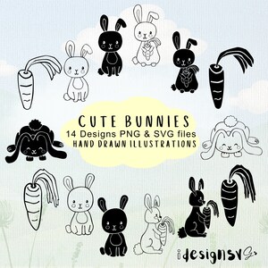 Bunny Outline, Rabbit Line Art, Bunny Line Art, Rabbit Line Drawing ...