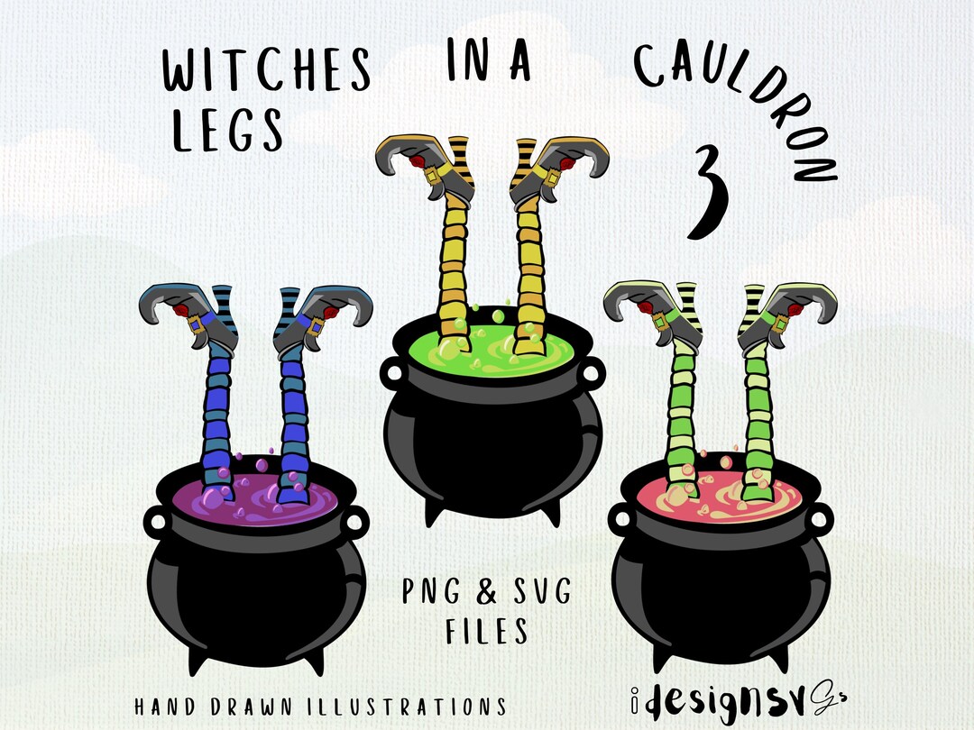 Witch Cauldron Clipart, Witches Pot Clipart, Witchy Clipart, Halloween ...
