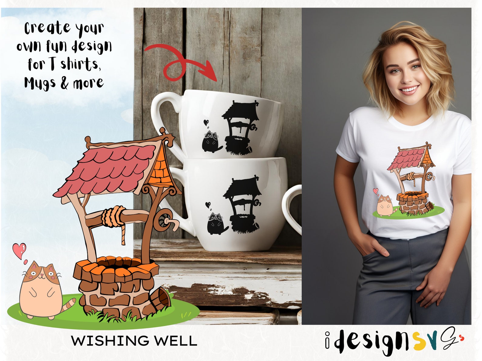 Wishing Well, Well Clipart, Water Well, Well Design, Water Well Design ...