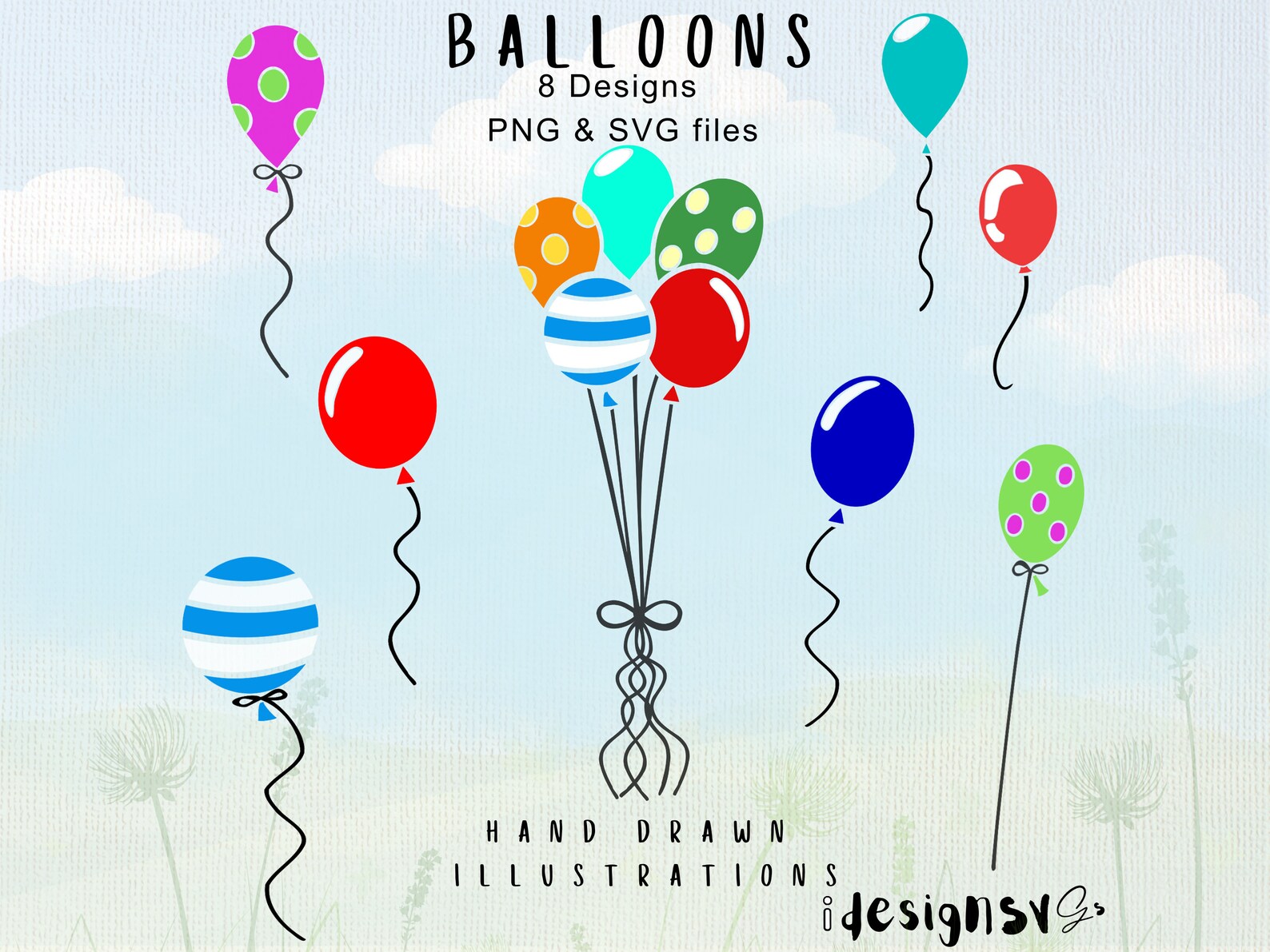 Balloons Vector Art, Balloon PNG, Balloon Clipart, Balloon Vector ...