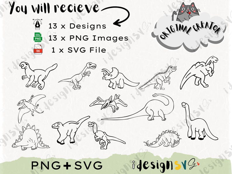 Dinosaur Outline, Dinosaur Clipart, Prehistoric Animal, Dinosaur Png ...