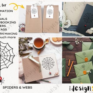 Halloween Spiderweb Clipart: Spider & Web SVG, PNG (digital Download ...