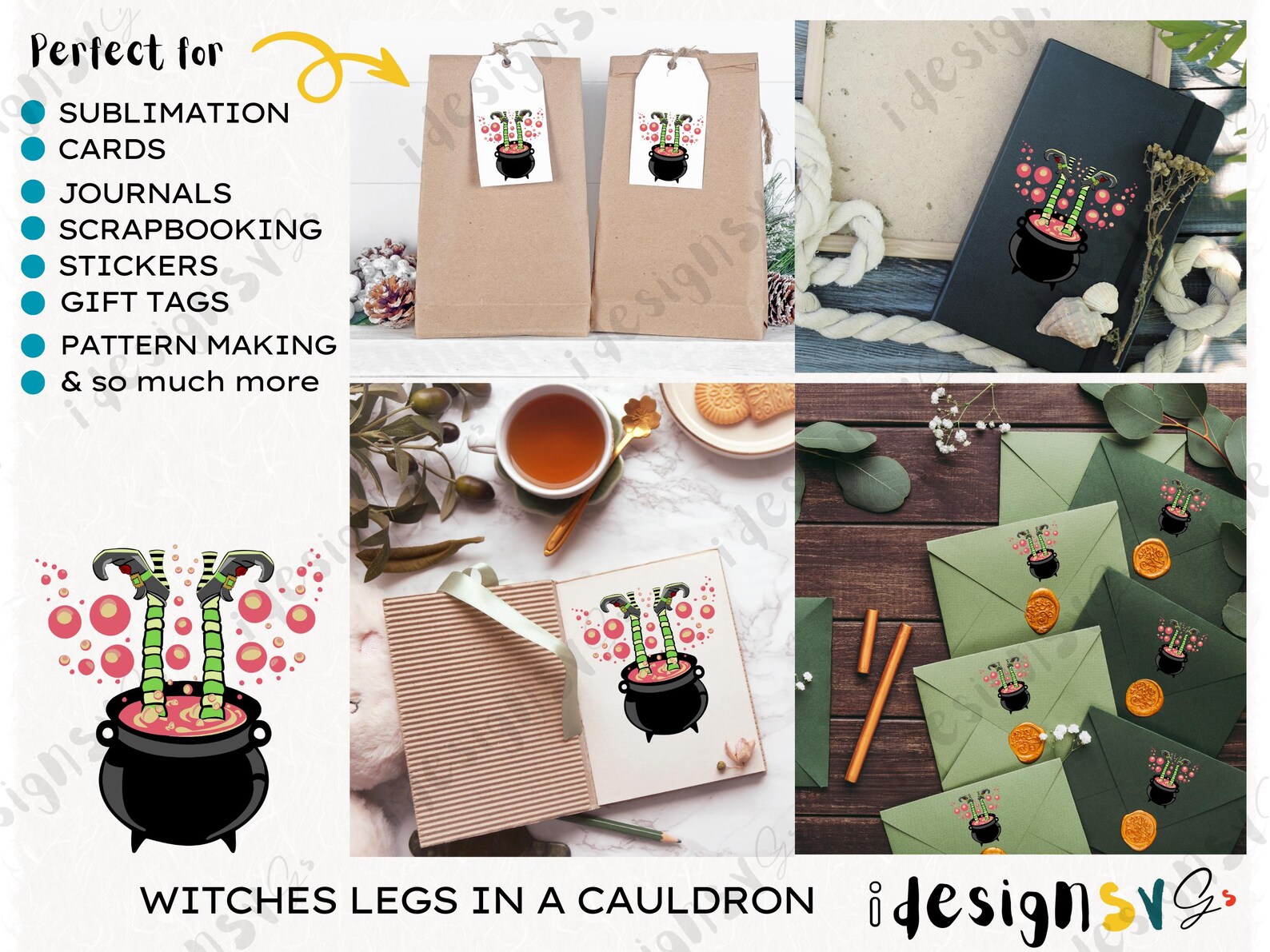 Witch Cauldron Clipart, Witches Pot Clipart, Witchy Clipart, Halloween ...