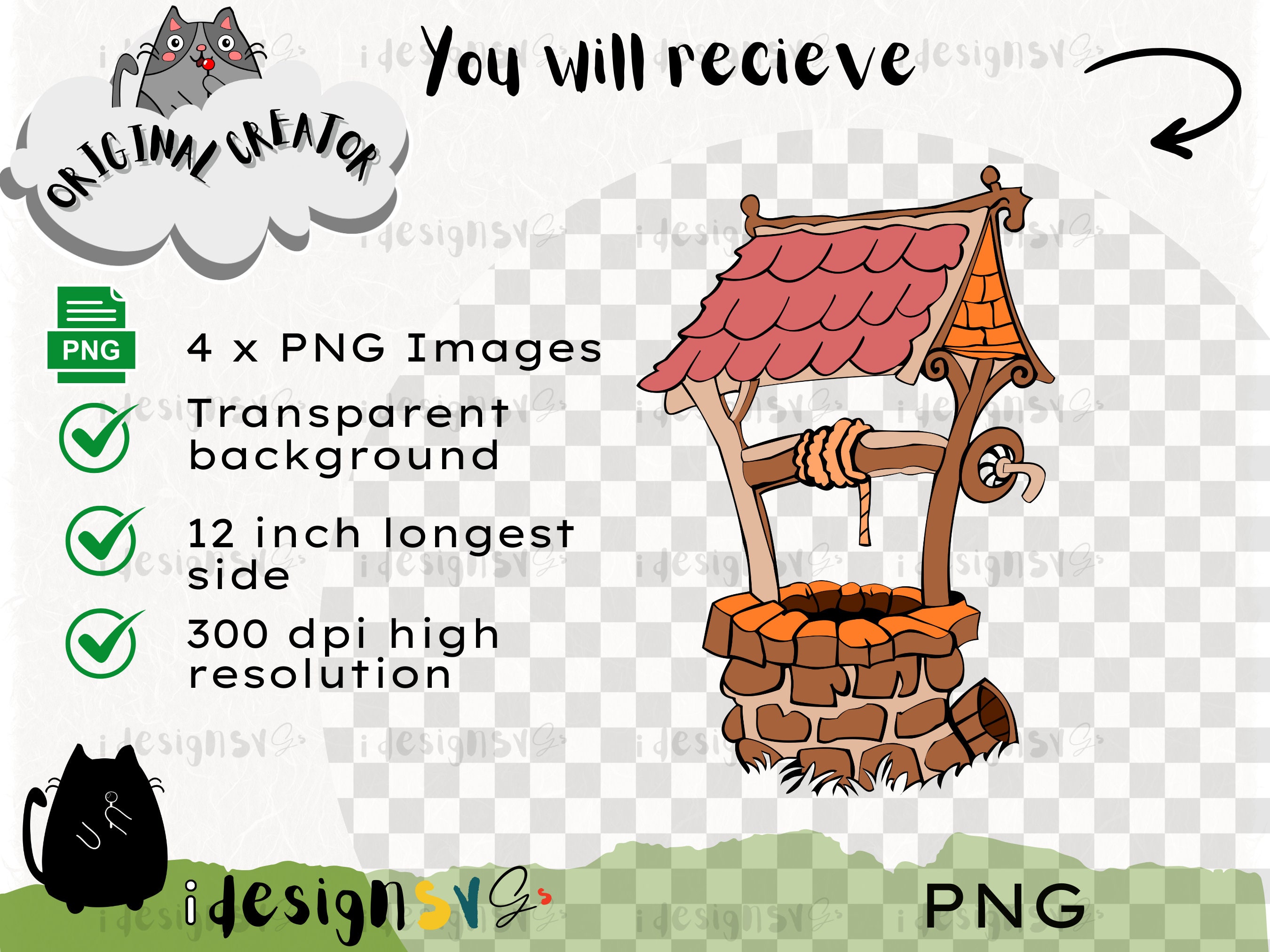 Wishing Well, Well Clipart, Water Well, Well Design, Water Well Design ...