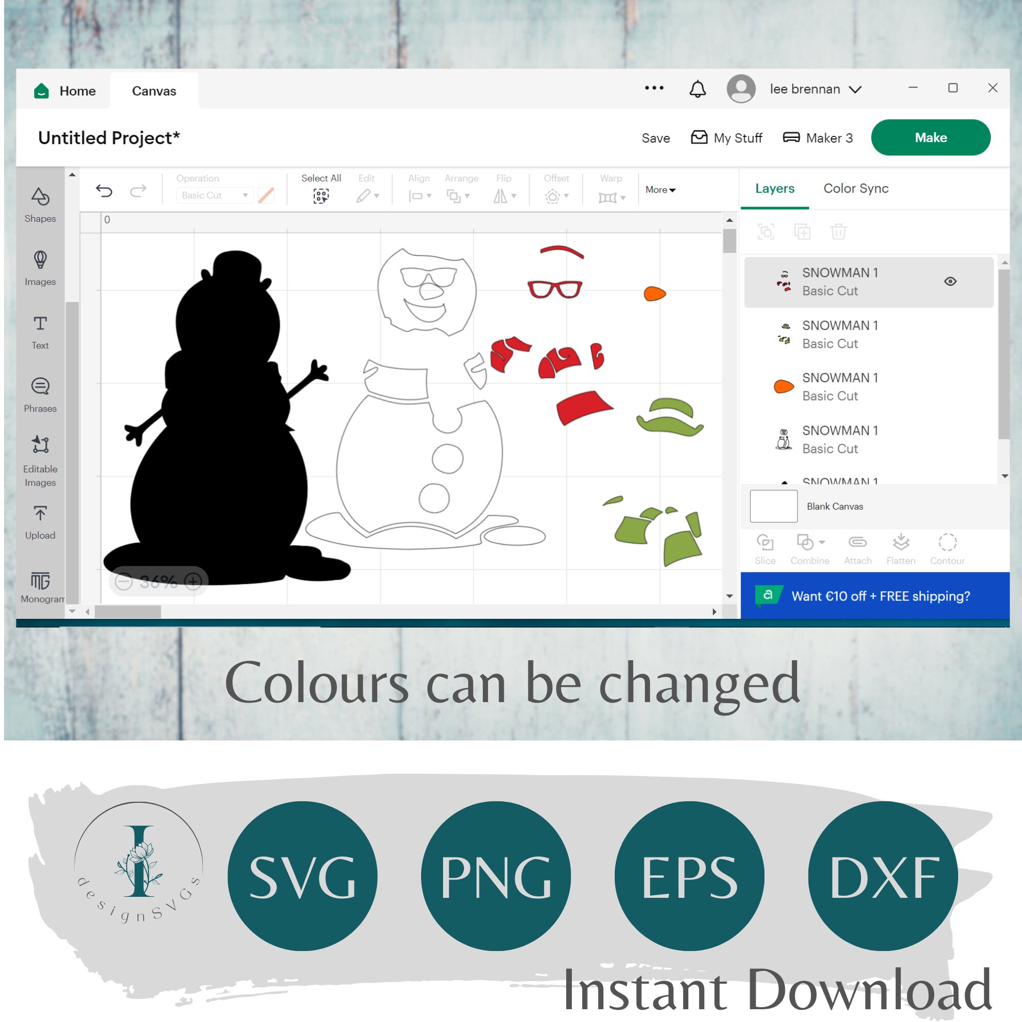 Snowman SVG PNG Clip Art Bundle. Snowman Face SVG, Cute Snowman Clipart ...