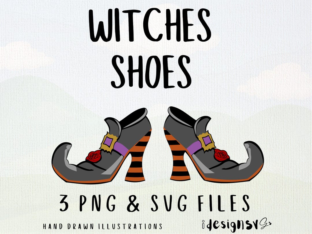 Witches Shoes Clipart, Witchy Clipart, Witch Feet SVG, Witch Shoes SVG ...