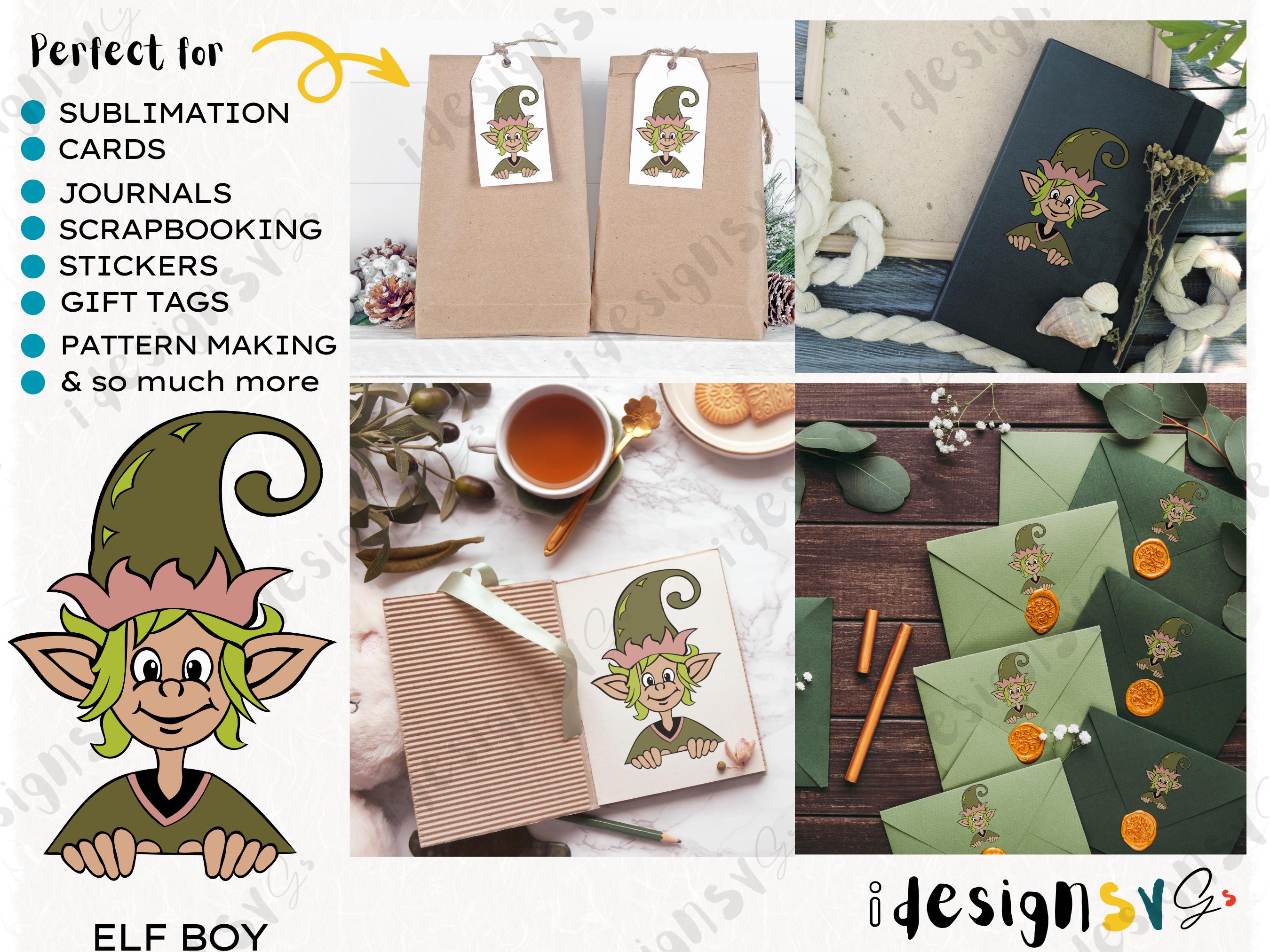 Elf Face SVG, Elf Clipart, Elves Clipart, Cute Elves Clipart, Christmas ...