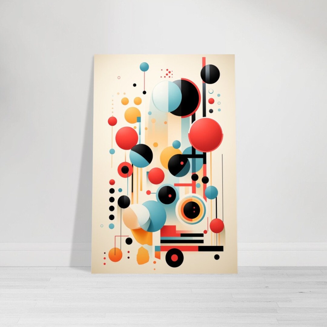 Colorful Shapes Poster: Modern Art for Every Room - Etsy