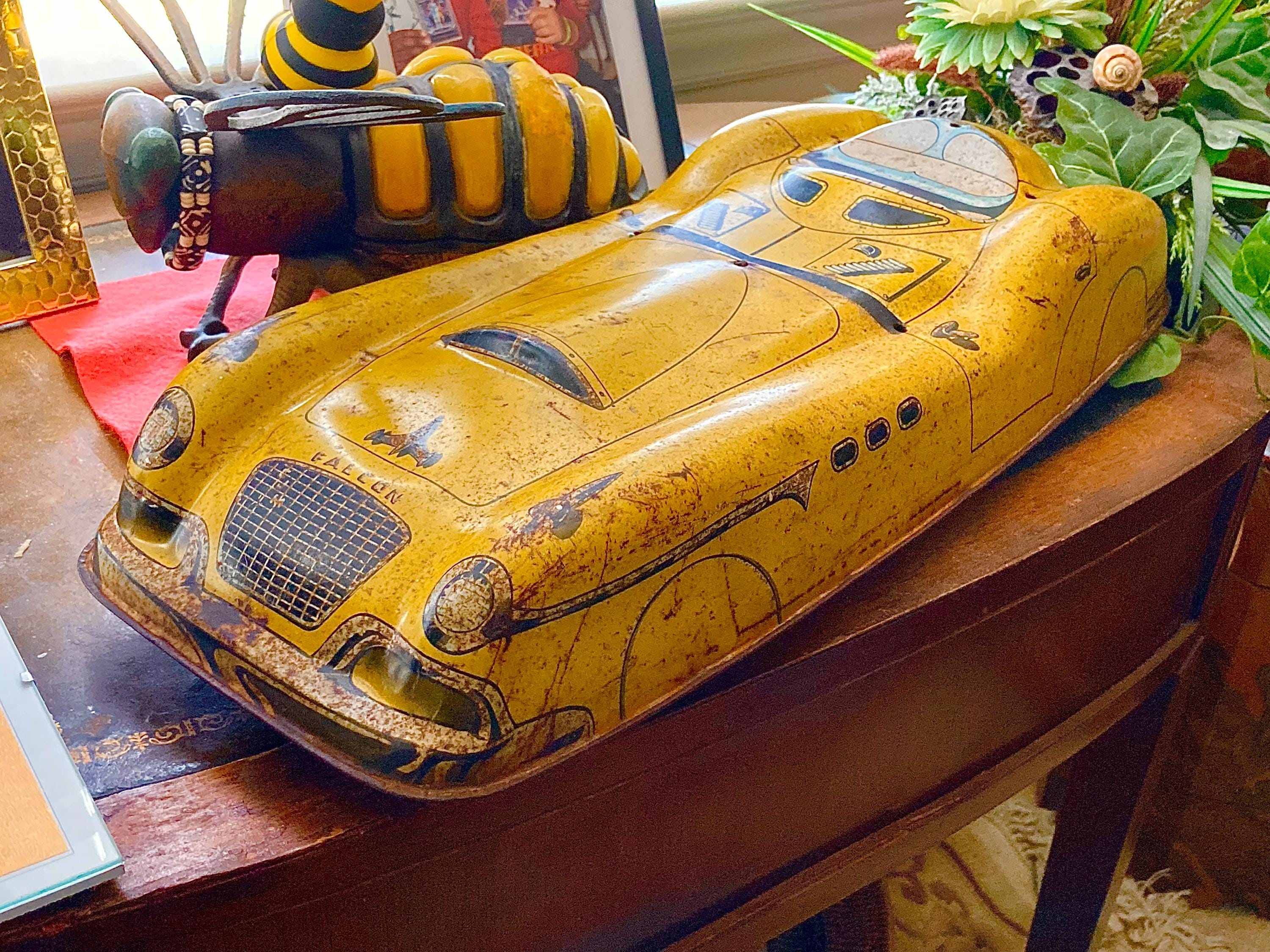 Vintage Marx Tin Litho Falcon Sports Car - Etsy