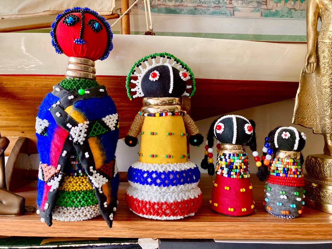 South African Ndebele Doll Family - Etsy