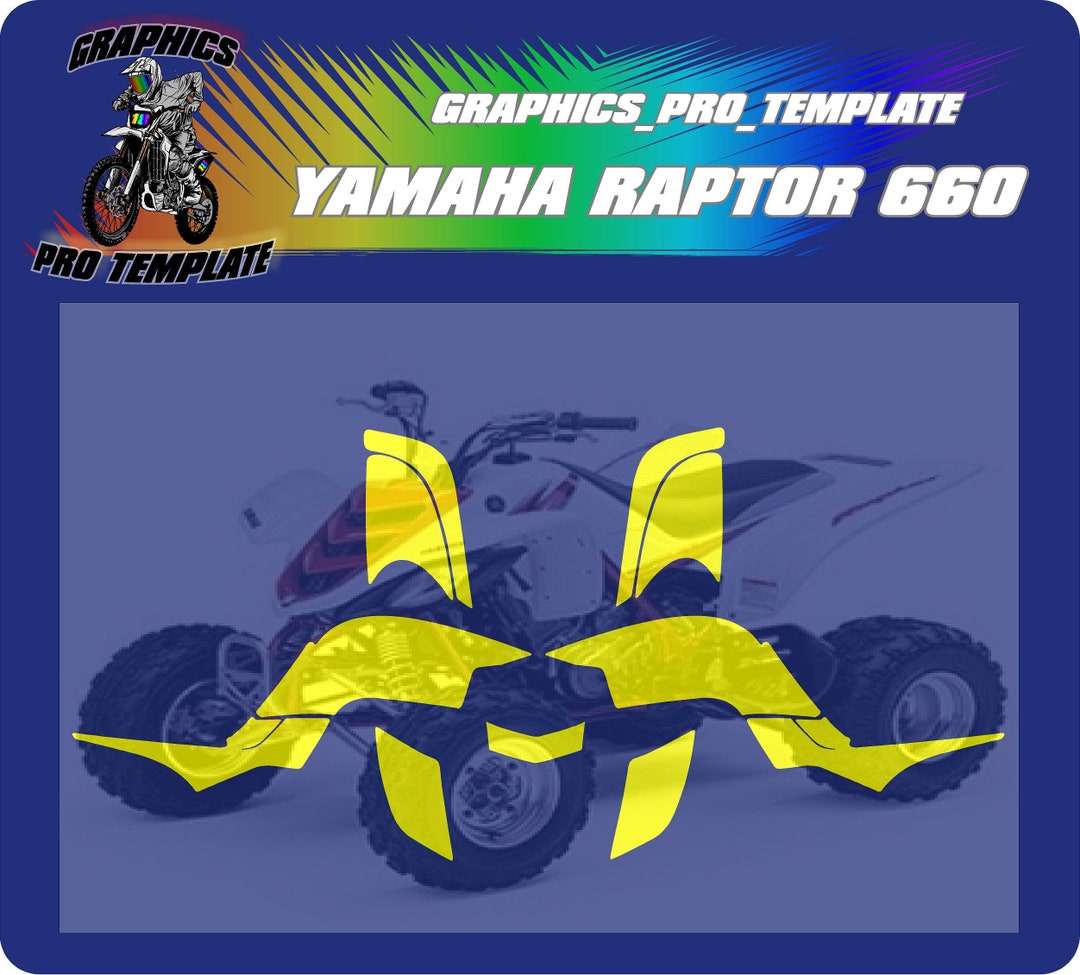 Yamaha Raptor 660 Vector Template at a 1:1 Scale - Etsy