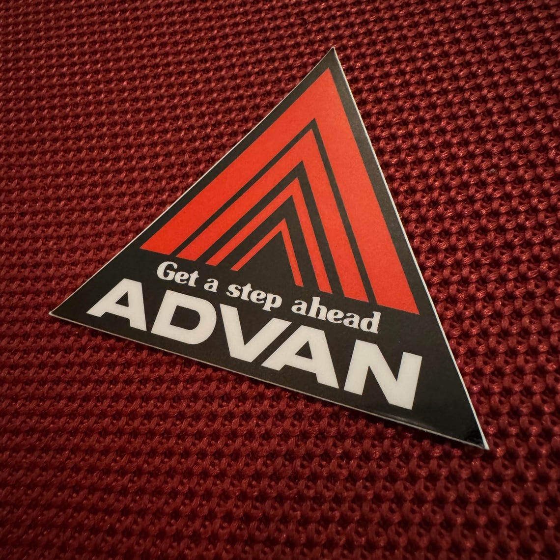 Mini ADVAN "get a Step Ahead" Triangle Decal Sticker Car JDM Honda K20A ...