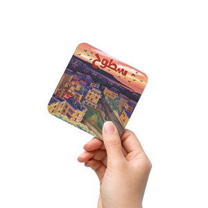 3a Stou7 Beirut - Lebanese Puzzle Coasters (set of 3) - Etsy