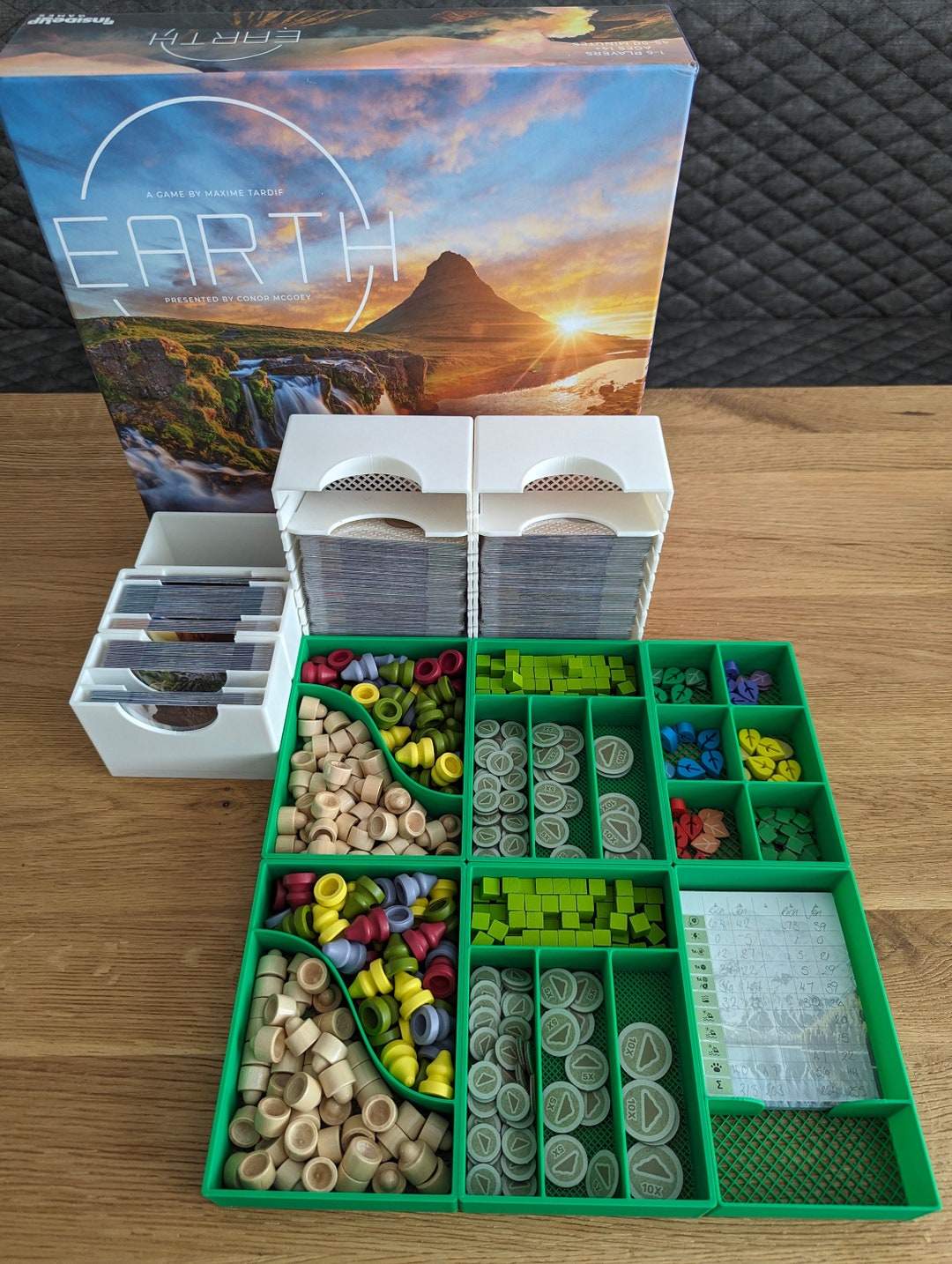 Earth Board Game 3D Printed Insert - Etsy